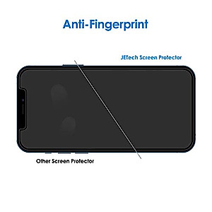 JETech Privacy Screen Protector for iPhone 12 Pro Max 6.7-Inch, Anti Spy Tempered Glass Film, 2-Pack