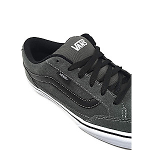Vans Men's Bearcat Skate Shoes (10), Charcoal/White/Black