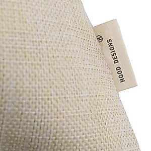 HGOD DESIGNS Polka Dots Decorative Throw Pillow Cover Case,Brush Strokes Dots Cotton Linen Outdoor Pillow Cases Square Standard Cushion Covers for Sofa Couch Bed Car 18x18 inch Black