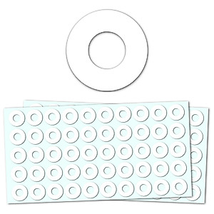 2000 Pack, Hole Reinforcement Stickers Labels - 0.25", White