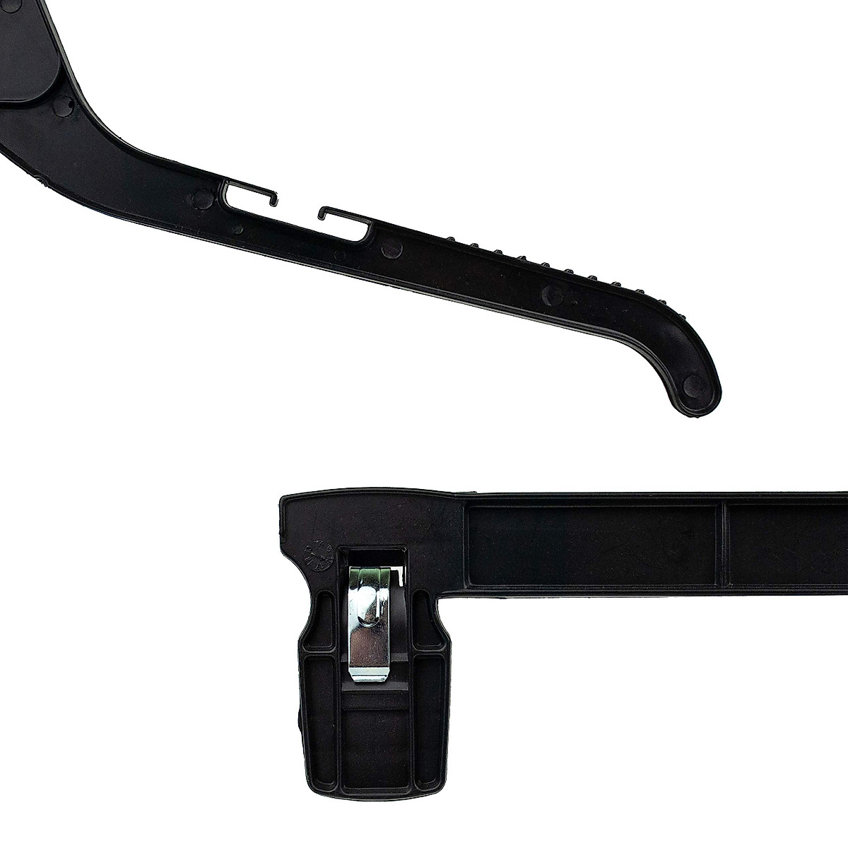 HangOn Combo Set Recycled Plastic Shirt & Pants Hangers, 19 Inch & 14 Inch, Black, 30 Pack