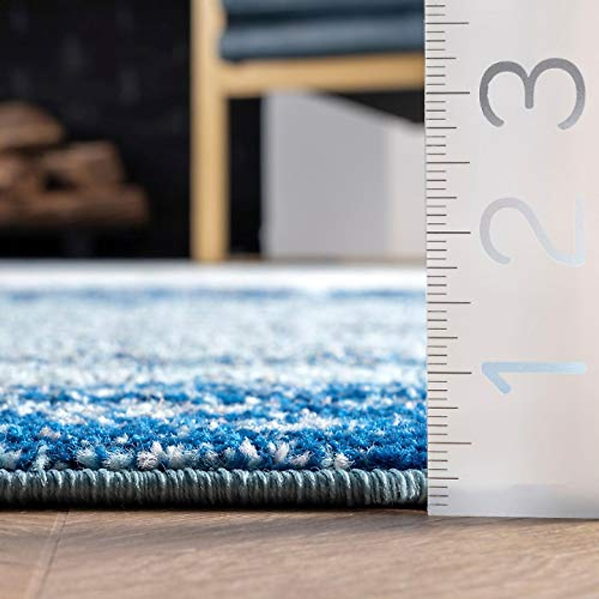 nuLOOM Alayna Abstract Area Rug, 5' x 7' 5", Blue