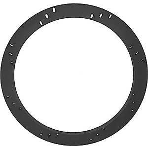 12" Subwoofer Speaker Spacer Depth Extender Extending Ring - 1/2" Thick - ID: 11 1/8" OD: 12 7/8" - SSK12K - Stackable - Perfect for Framing Fiberglass Enclosures