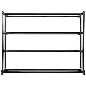 Sunbeam 12-Pair Shoe Rack, Black (SR00754)