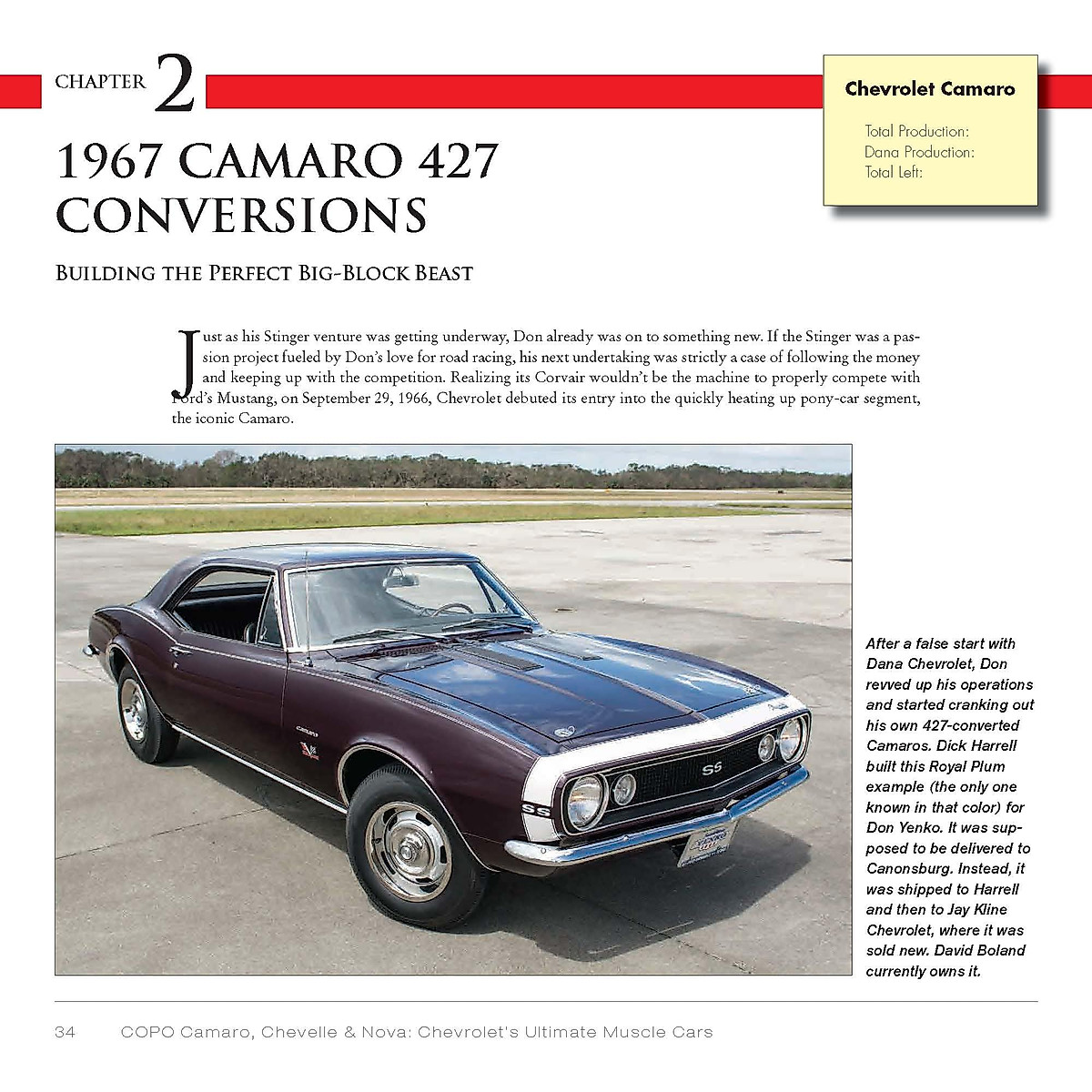 COPO Camaro, Chevelle & Nova: Chevrolet's Ultimate Muscle Cars