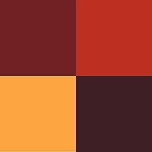 Vallejo - Red Color Set | Contains 4 bottles x 18 ml (0.60 fl.oz.)