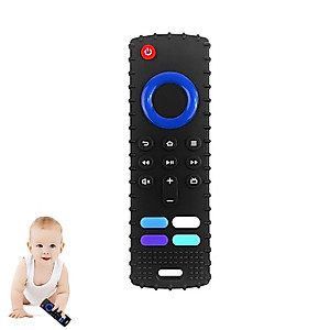 ERSIHUA Baby Teething Toys Silicone Remote Control Shape Teether Toys for Baby Soft TV Remote Teething Toys Cute Chew Toy for Baby 18+ Months