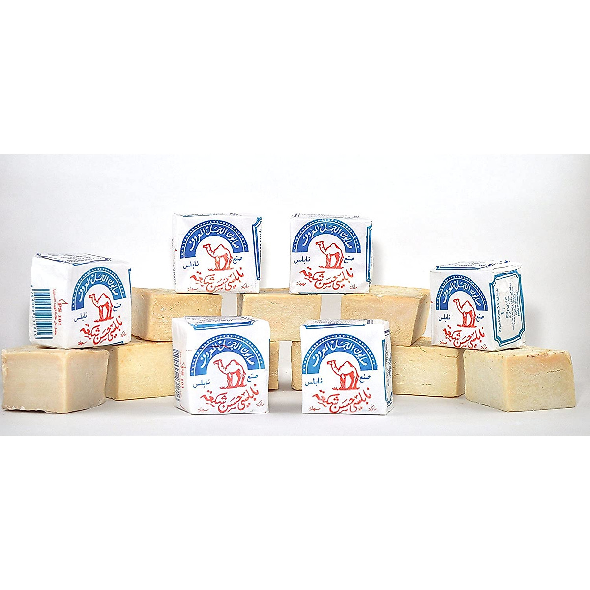 Al-Jamal ~ Palestinian Olive Oil Soap Bar West Bank Holy Land Organic Natural Traditional ~ Nablus (Count 6)