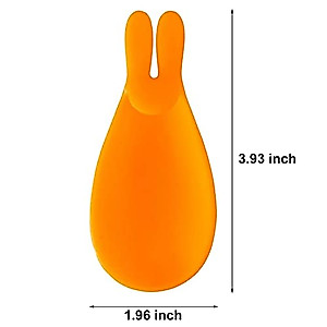 10 Pcs Silicone Tea Bag Holder, Cute Colorful Silicone Tea Bag Hanger Rabbit Shape Silicone Tea Bag Hanger for Hanging Tea Bag