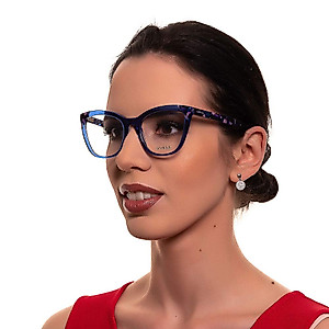 Guess GU2674 Eyeglass Frames - Shiny Blue Frame, Shiny Blue Lenses, 53 mm Lens GU267453090