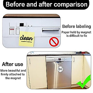 Dirty Clean Dishwasher Magnet,Dishwasher Magnet Clean Dirty Sign Magnet for Dishwasher Dish Bin That Says Clean or Dirty Dish Washer Refrigerator for Kitchen Organization and Storage Necessities