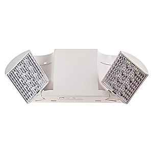 Ciata Led Emergency Lights with Battery Backup, for Home Power Failure, Hardwired with Adjustable Heads, Backup Battery, Emergency Lights for Business, Indoor Emergency Lights