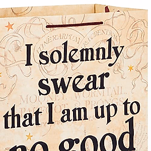 Hallmark 13" Large Harry Potter Gift Bag Bundle (3 Bags: Hogwarts Crest, Marauder's Map, Harry, Ron & Hermione) for Birthdays, Kids Parties, Christmas