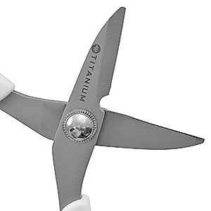 Westcott Titanium Bonded Rag Snips, Crafting and Quilting Scissors (16108)