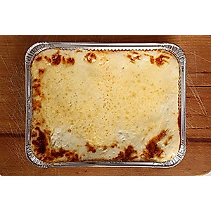 DecorRack 14 2.25 Lb Aluminum Pan with Dome Lid, Heavy Duty Rectangular Tin Foil Pans, Perfect for Reheating, Baking, Roasting, Meal Prep, To-Go Containers, Environmentally Friendly (Pack of 14)