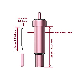 Bonded-Fabric Blade, Explore Fabric Blade, Artarron Fabric Bonded Blade and Housing for Cricut Maker 3/Maker/Explore 3/Explore Air 2/Air/One, Bonded Fabric Blade for Cricut Cutting Bonded Fabrics-Polyester, Silk, Cotton, Denim, Felt, Linen and More