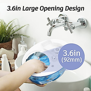 2200ml Humidifiers for Bedroom, Cool Mist Humidifier for Home Nightlight, Adjustable 360°Rotation Nozzle, 30Hrs Run-Time 28dB, BPA-Free Auto-Shut Off Humidifier for Large Room, Easy to Clean (White)