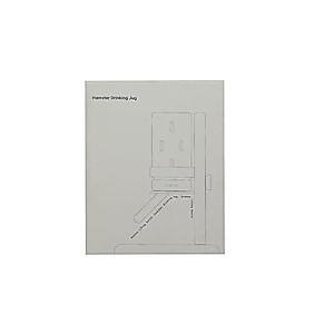 Marchul Hamster Water Bottle for Glass Tank, No Drip Guinea Pig Water Bottle with Stand/Holder Adjustable, Leak-Proof Small Animal Water Bottles for Hamsters/Gerbils/Rats/Hedgehogs (4oz, White)