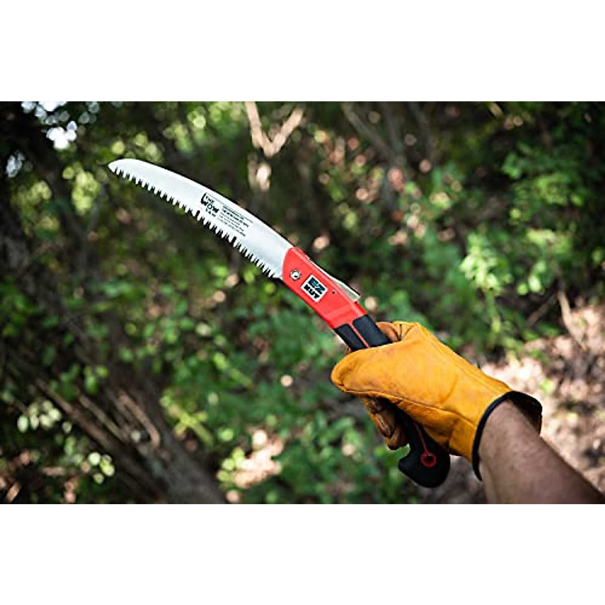 EZ KUT Wow Folding Saw 10 Inch - Foldable Hand Saw for Trees and Wood Cutting Folding Camping Saw Small - Folding Pruning Saw for Tree Trimming Pruning Knife Folding Bone Saw Hunting Pocket Saw Steel