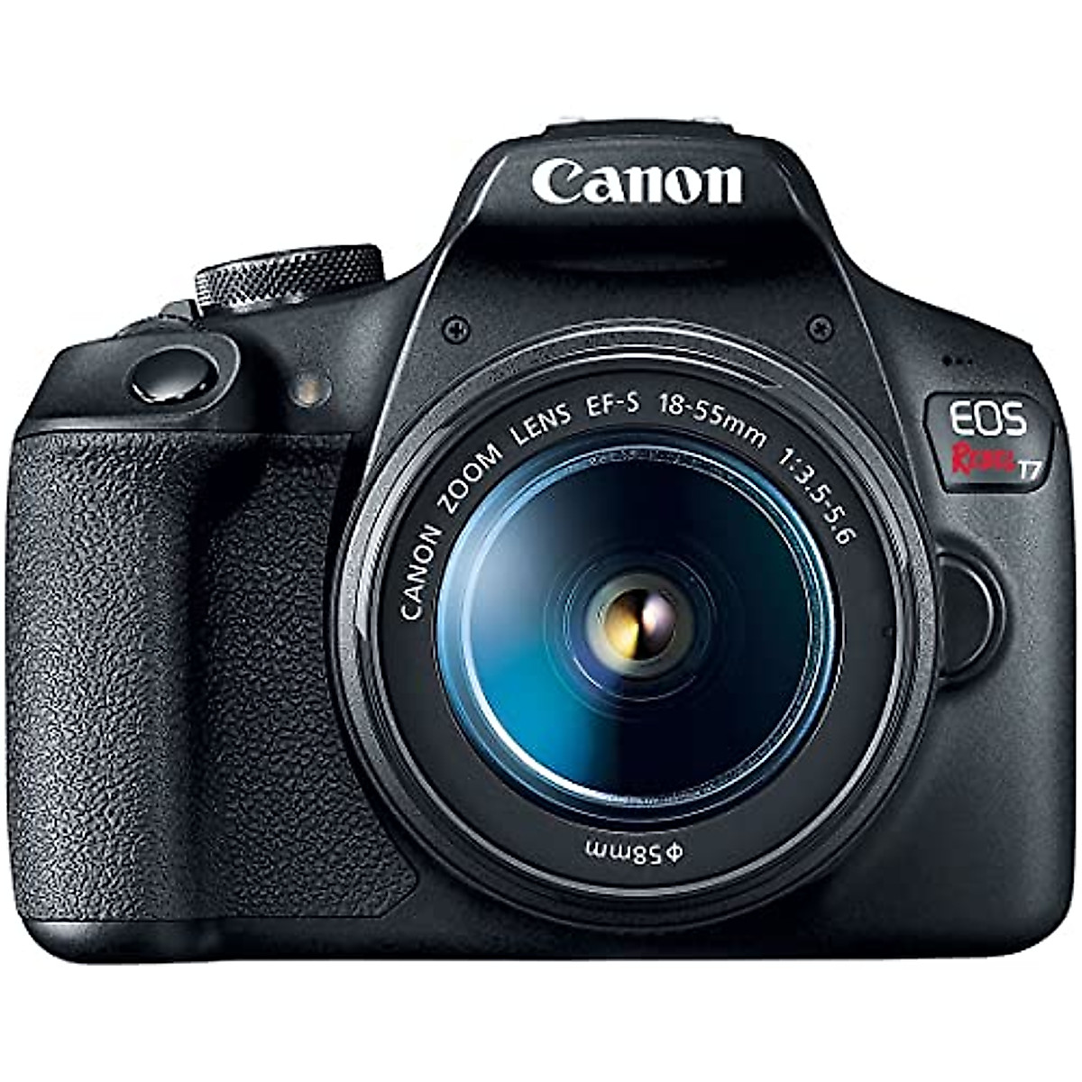 Canon EOS Rebel T7 DSLR Camera Bundle with EF-S 18-55mm f/3.5-5.6 Zoom Lens + ZeeTech Accessory Bundle + 2 Pack SanDisk 32GB Memory Card + Filter Kit + Flash + Tripod (Renewed)