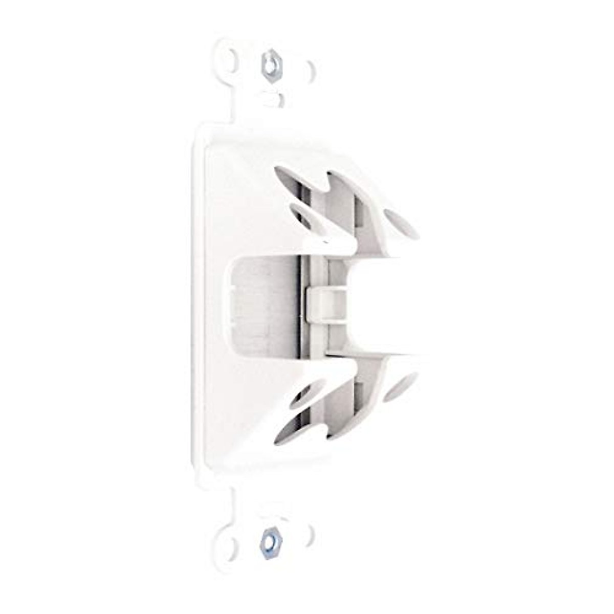 Legrand - OnQ HDMI In-Wall Connection Kit for Cable Management, Cable Pass Through Strap Conceals Cabling Behind the Wall, White, 2 Count, HT2000WHV1