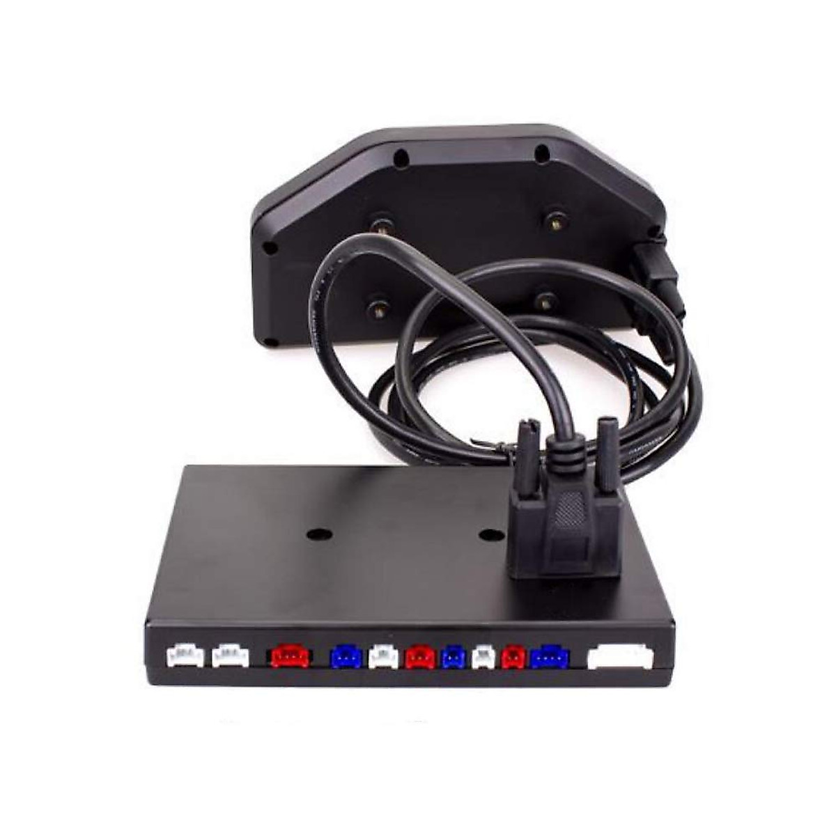 DEJUN Car Race Dash Dashboard, DO908 Car Combination Gauge Meter Sensor Kit Multifunctional Car Dashboard Dash Display for 12V Racing Car Meter