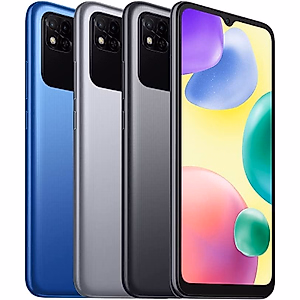 Xiaomi Redmi 10A Dual SIM, 32GB Storage + 2GB RAM, Factory GSM Unlocked, International Version - (Blue)