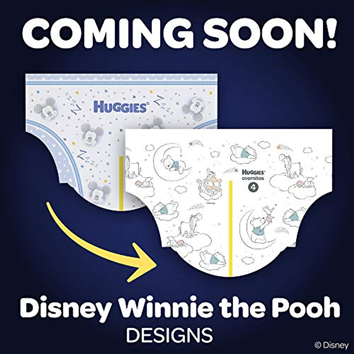 HUGGIES OverNites Diapers, Size 5 (27+ lb.), 18 ct, Overnight Diapers, Jumbo Pack (Packaging May Vary)