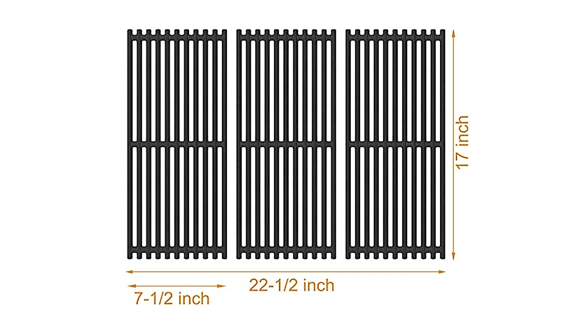 Blackhoso Cast Iron Grill Grates for CharBroil Infrared Grills ...