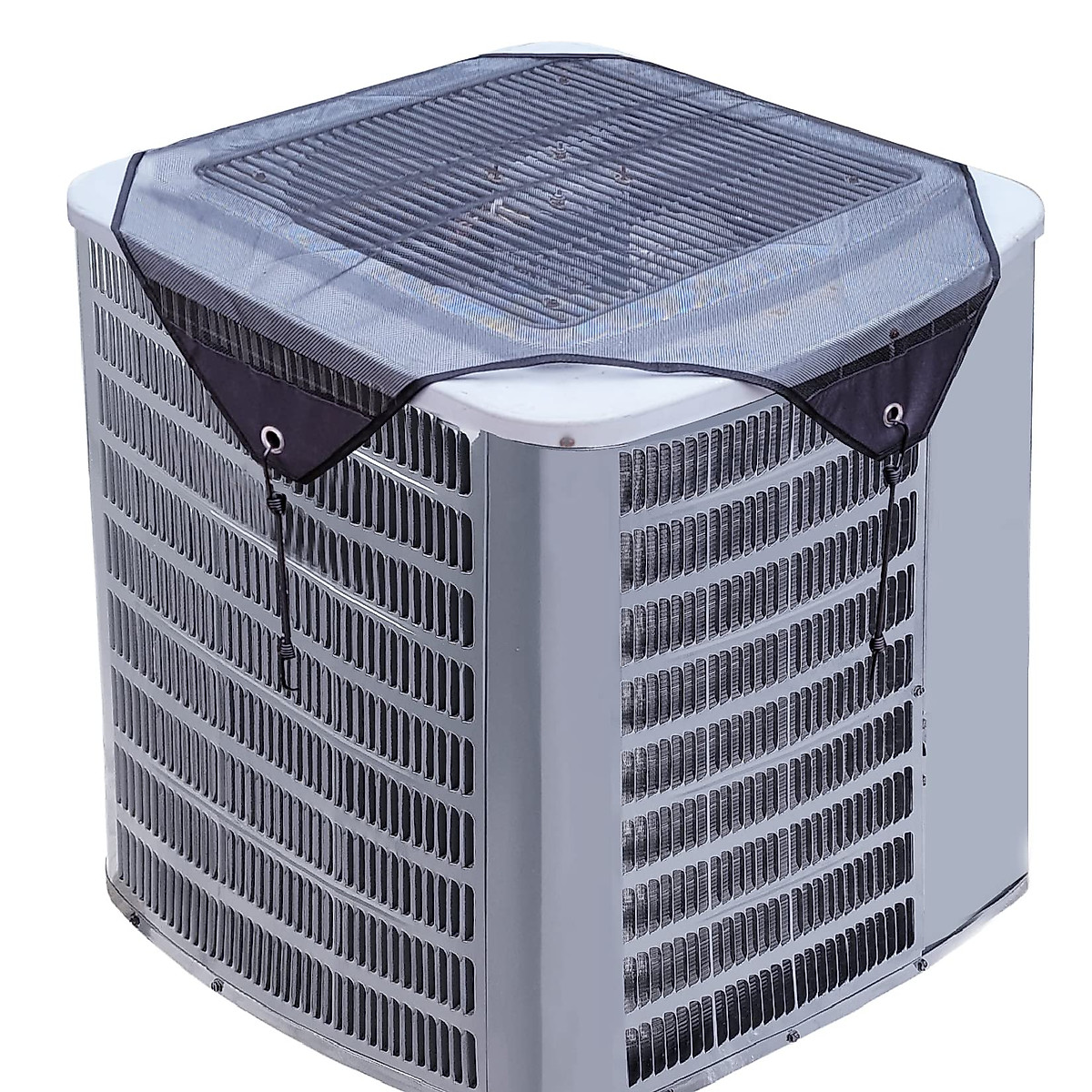 Yanroom Central Air Conditioner Covers for Outside Units Central Conditioning Mesh Cover All Season Top Universal Outdoor AC Cover Leaf Guard Covers Defender (Mesh, 32 x 32 inch)