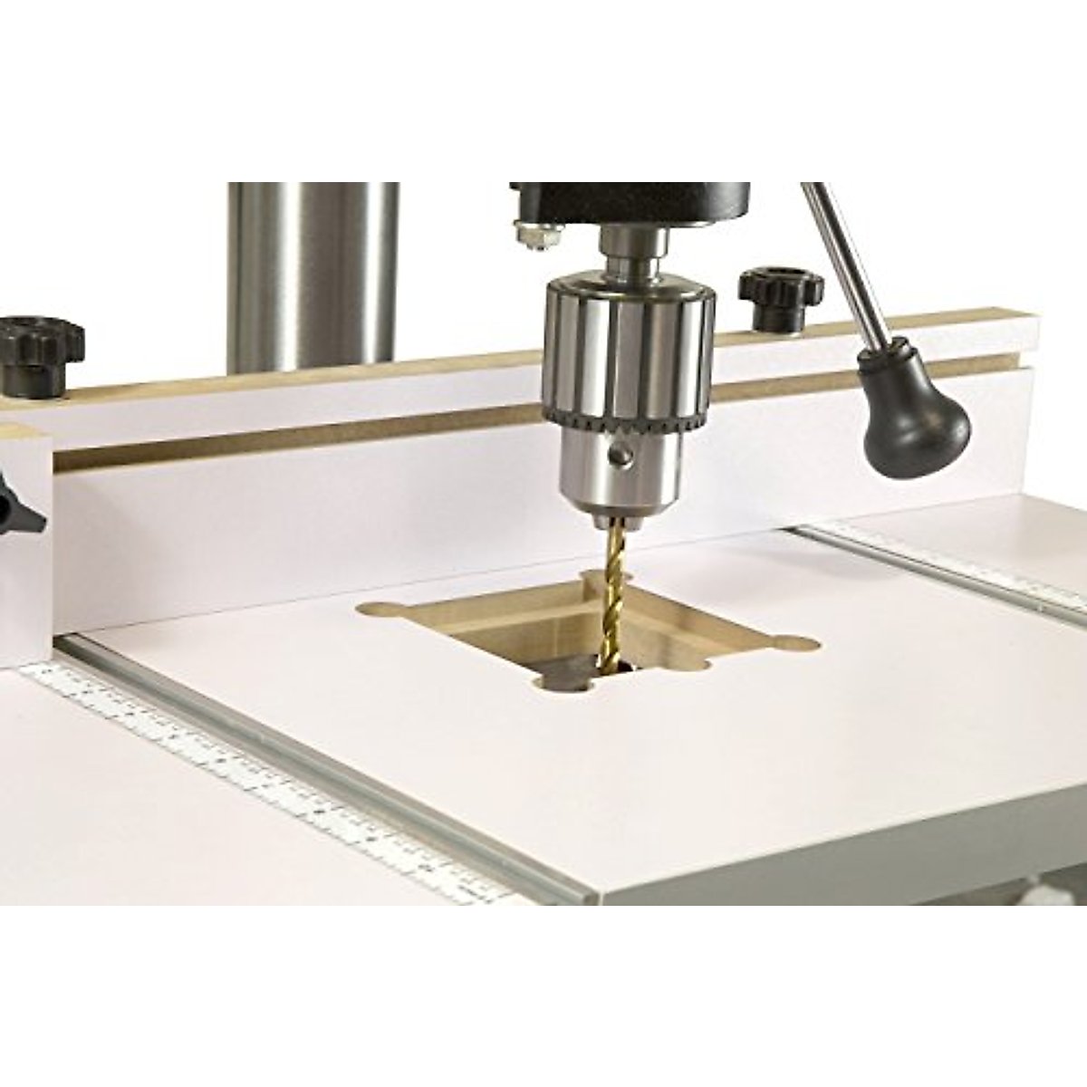 WEN DPA2412T 24 in. x 12 in. Drill Press Table with an Adjustable Fence and Stop Block