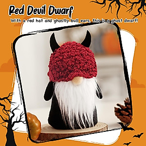 Kyhvoux Black Cat Gnomes Plush Decoration, 3 PCS Handmade Cute Elf Dolls Gift for Women Swedish Tomte Faceless Dwarf Winter Home Indoor Decor for Table Centerpieces Ornament Tiered Tray