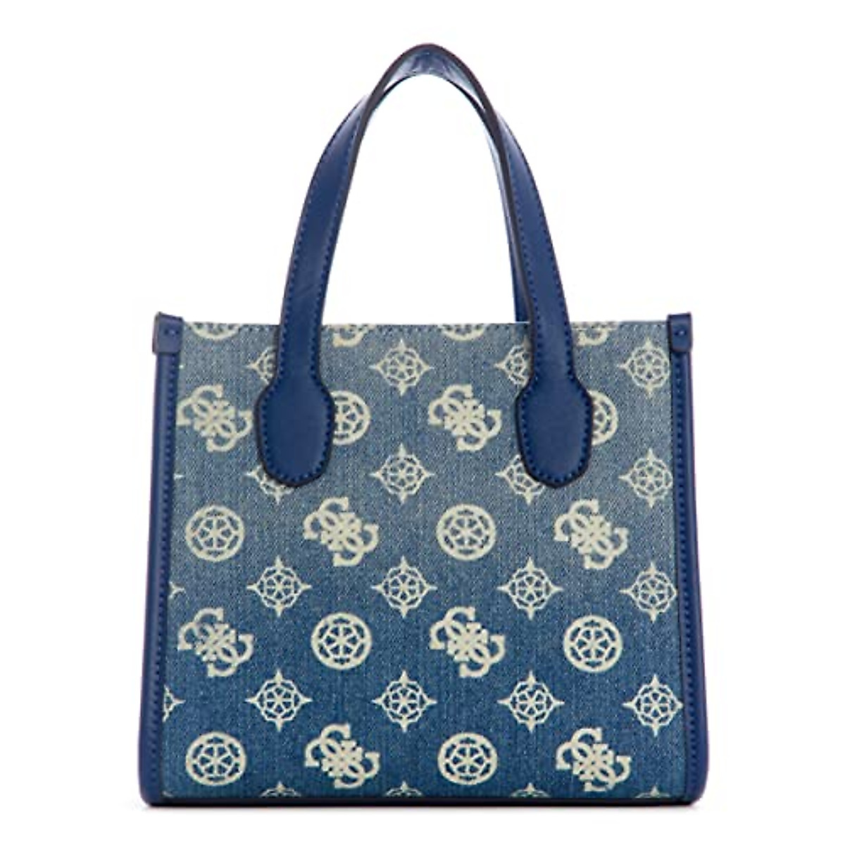 GUESS Silvana 3 Compartment Mini Tote, Denim Ombre Logo