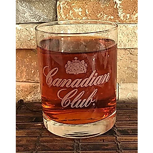 CANADIAN CLUB Collectible Whiskey Glass 8 Oz