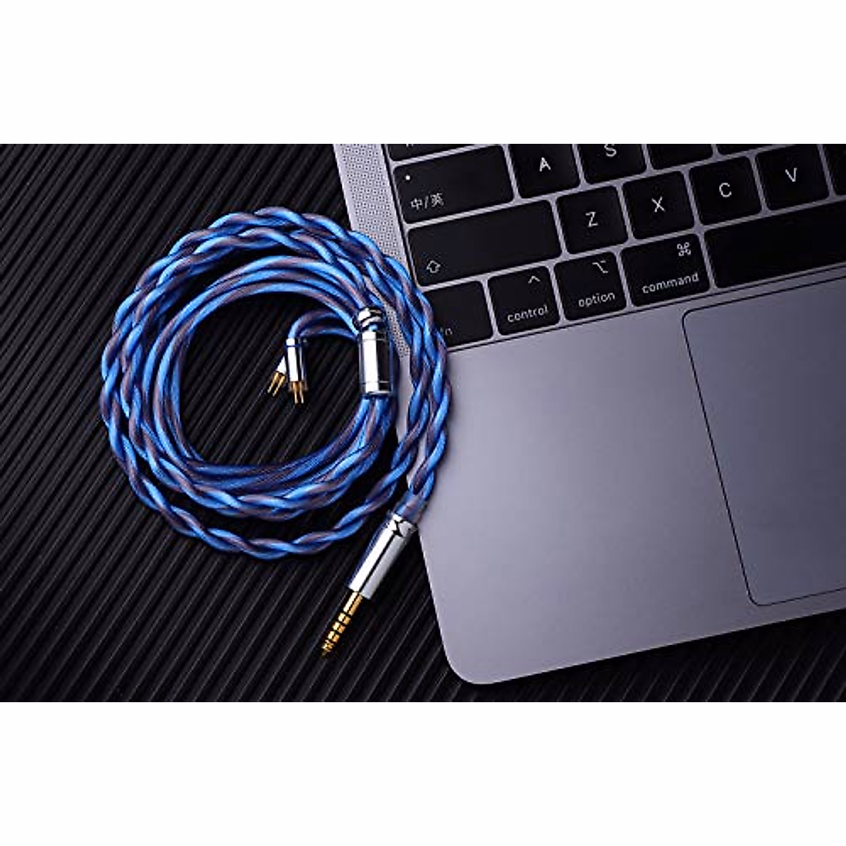 Linsoul Euphrosyne Litz Type 6 5N OCC Silver Plated OCC Cable (2pin-0.78mm, 4.4mm, Blue)