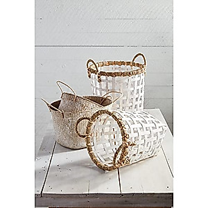 Mud Pie Rattan Basket Set