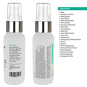 Blackhead Remover Cleanser with Salicylic Acid, Deep Pore Facial Cleanser, Blackhead Eliminator and Dissolving Gel, 1 Ounce by LAUDA BOTANICALS