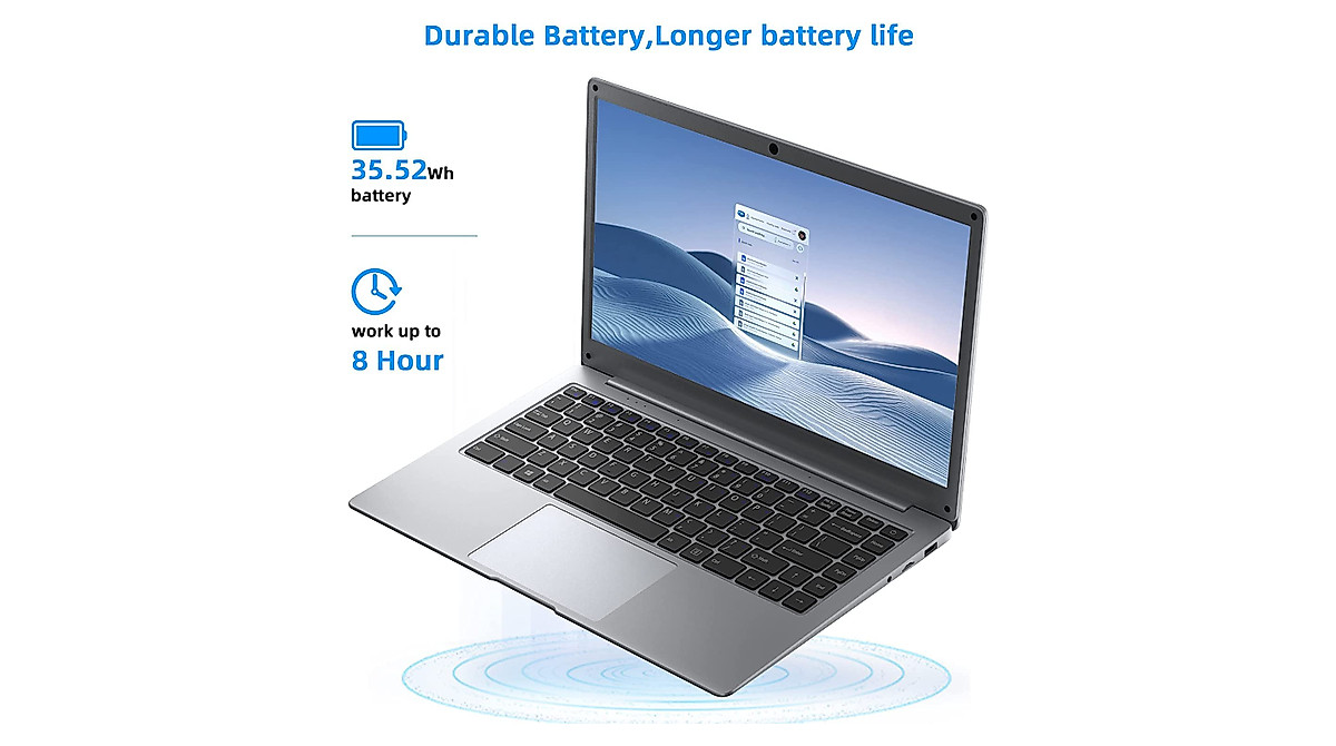 Jumper Laptop 12GB RAM 256GB SSD - Slim & Portable FHD Computer