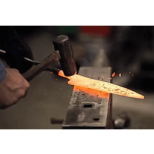 Linden & Sons Meat Knife - 8 inches Butcher Knife - Gaucho Style Barbecue Knife - Handmade in Brazil - Perfect for Meat Cutting, Slicing and Carving