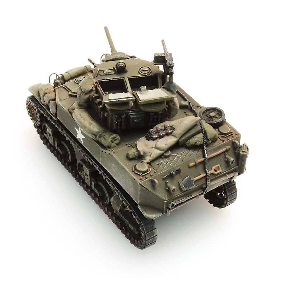 FloZ ARTITEC M5A1 Stuart Light Tank Stowage 1 1/87 Scale Finished Model Tank (387.79-S1)