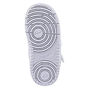 Nike Boy's Court Borough Low 2 (Little Kid) White/White/White 1.5 Little Kid M