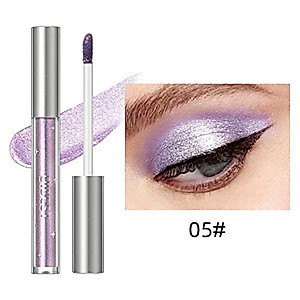 BestLand 12 Colors Liquid Glitter Eyeshadow Set, Multi-dimensional Metallic Glitter Shimmer Smokey Eye Looks Waterproof Long Lasting Quick-Drying Sparkling Eye Shadow Makeup Kits (Color A)