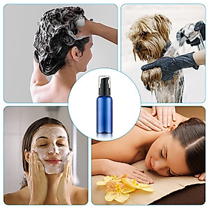 RAYNAG 5 Pack Empty Refillable Plastic Pump Bottle Ideal for Lotion Cream Essential Oil Travel Small Container,50ml/1.7oz