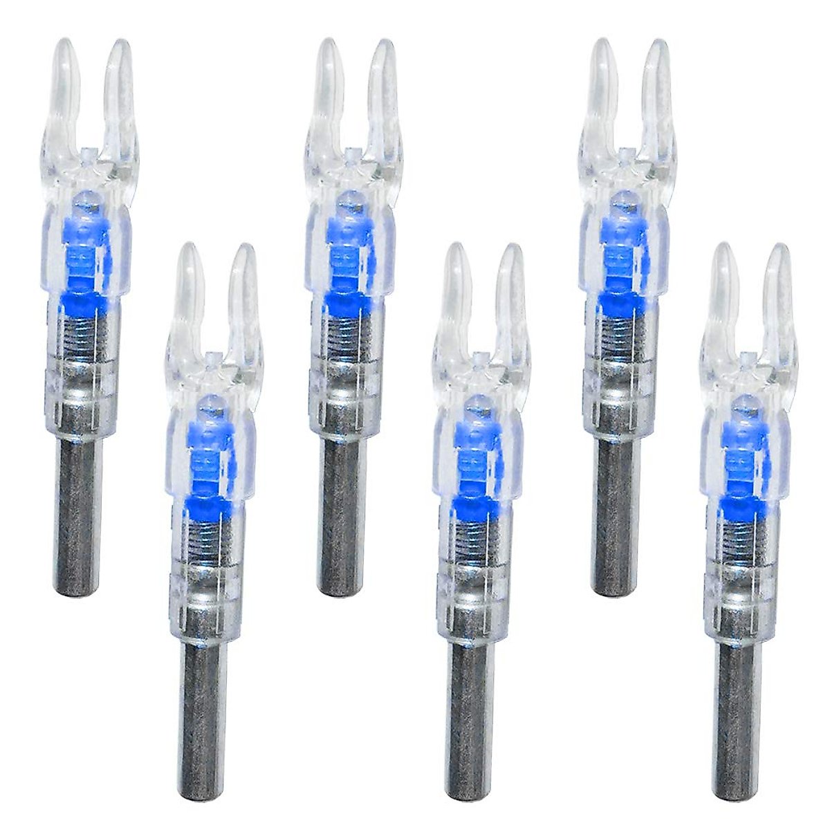 Reikawa New Nocks for Arrows with .244 Inside Diameter Nock Turn on Automatically When Shot,6 Pack