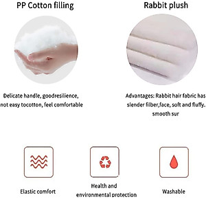 Flaymory White Duck Stuffed Animal Toy Soft Plush Toy for Kids Girls DIY Hugglable Plush Stuffed Toy with Cute Headband and Costume Best Gifts for Birthday. (12inch/30cm) White Yellow