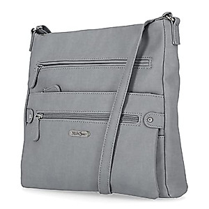 MultiSac Lorraine Women's Crossbody Bag, Slate