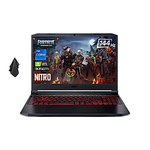 Acer Nitro 5 15.6" FHD 144Hz Gaming Notebook, Intel Core i7-11800H Processor, NVIDIA GeForce RTX 3050 Ti, 4 Ports, Killer Wi-Fi, Backlit Keyboard, HDMI, Webcam, Win 11 Home (32GB RAM | 1TB SSD)