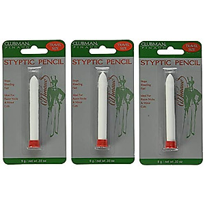 Clubman Clubman Pinaud Styptic Pencil, 0.33 oz (Pack of 3)