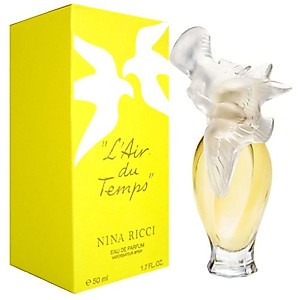 L'AIR DU TEMPS by Nina Ricci Eau De Parfum Spray with Bird Cap 1.7 oz / 50 ml (Women)