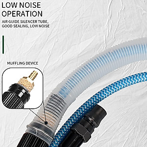 1/8" (3mm) Air Micro Grinder, Pneumatic Pencil Die Grinder, 28000 RPM Free Speed, For Cleaning Dies, Rotors, Backing Plates, Brake Pads, Mounts, Etc.